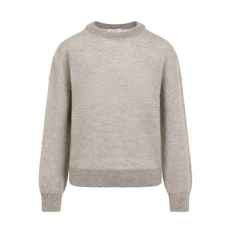 Brunello Cucinelli Waffelstrick - - Knitwear - Damen - Braun - M