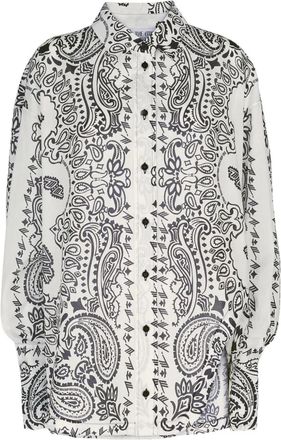 The Attico Hemd mit Paisleymuster - Weiß