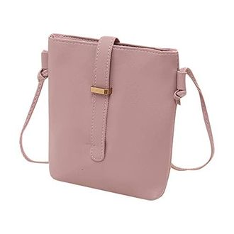 Generic Sac &agrave; bandouli&egrave;re tendance pour femme - Couleur unie - Mini design l&eacute;ger - Sac &agrave; bandouli&egrave;re pratique - Compagnon quotidien, lilas, Taille unique