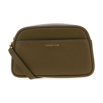 Michael Kors Sac bandouli&egrave;re cam&eacute;ra Jet Set en cuir petit mod&egrave;le - Femme - Sacs - Vert - Taille: ONE Size