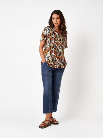 Toni Klassische Bluse Bella mit grafischem Flowerprint
