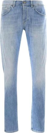 Dondup Homme, Jeans, Bleu, Taille: W32 Jeans Effet Usé