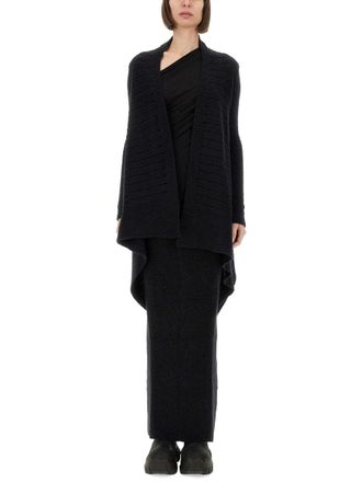 Rick Owens Wool-Blend Knit Cardigan - Black
