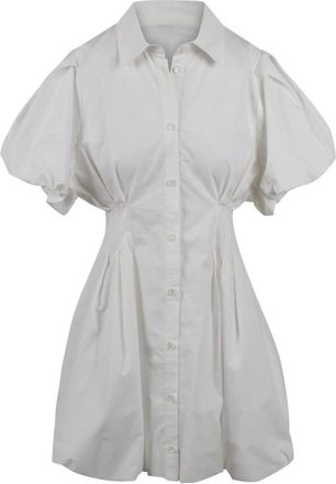 Jovonna London Femme, Robes, Blanc, Taille: 36 FR Mini-robe &agrave; manches volumineuses