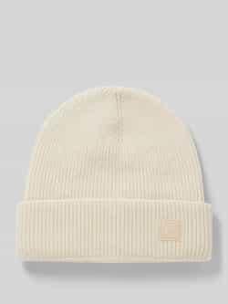 Strellson M&uuml;tze mit Label-Patch Modell Loras