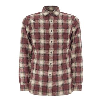 Xacus Bedrucktes Hemd aus Baumwolle und Wolle - - Shirts - Herren - Mehrfarbig - XL