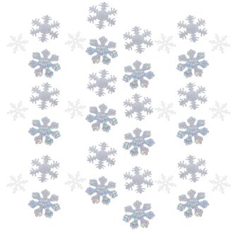 Artibetter 300st&uuml;cke Schneeflocken Konfetti f&uuml;r Weihnachten Deko-konfetti Weihnachtsdeko mit Schneeflocken Konfetti f&uuml;r Bastelprojekte und Feiern