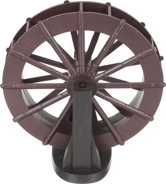 Cabilock Feng Shui Rad Wasserrad Steingarten Wasserrad Brunnen Wasserradbrunnen Im Freien Wasserspiel Bachlauf Für Bonsai Aquarium Garten Yard