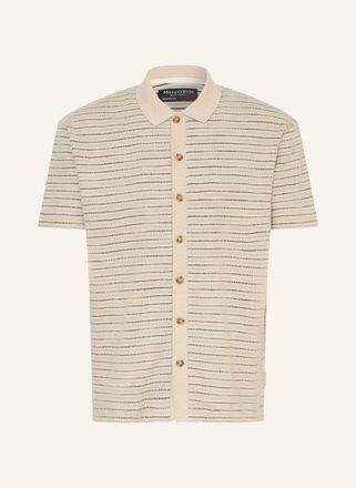 Marc O'Polo Marc Opolo Kurzarm-Hemd Relaxad Fit beige