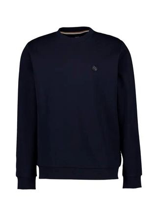HUGO BOSS Herren Pullover blau unifarben