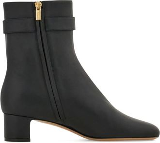 Ferragamo bottines à boucle 40 mm - Noir