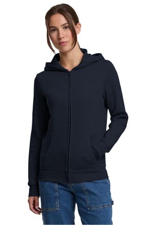 Urban Classics Damen Basic Essential Zip Hoody - Kapuzenjacke mit Rei&szlig;verschluss im Regular Fit - L&auml;ssiger Hoodie f&uuml;r Alltag & Freizeit, Marine, XXL