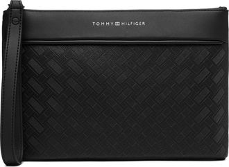 Tommy Hilfiger Umh&auml;ngetasche Tommy Hilfiger Th Modern Monogram Pouch AM0AM14826 Schwarz