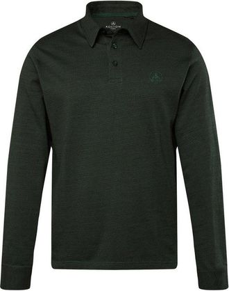 Boston Park Poloshirt Poloshirt Langarm Minimal-Muster