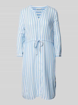 Tom Tailor Knielanges Kleid mit Streifenmuster