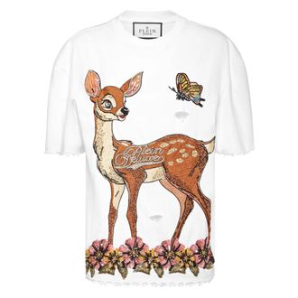 Philipp Plein T-Shirt Fit - - Tops - Damen - Wei&szlig; - M