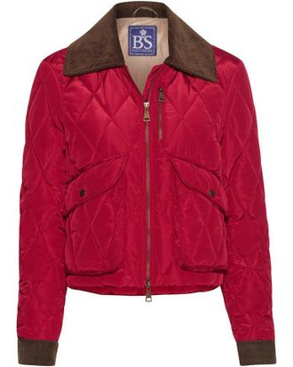 Brigitte von Sch&ouml;nfels Steppjacke Kurze Steppjacke mit Cord