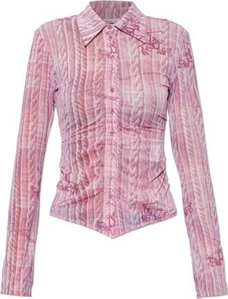 Avavav Avavav, Femme, Blouses et Chemises, Rose, Taille: 38 FR Button Up Shirt