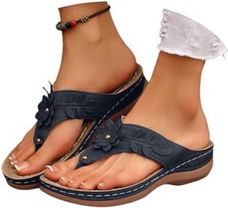 Generic Sandales orthop&eacute;diques pour femme avec soutien de la vo&ucirc;te plantaire, sandales compens&eacute;es confortables pour femme 2026, chaussures d&eacute;t&eacute; d&eacute;contract&eacute;es 