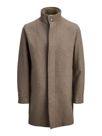 Jack & Jones Jprcckeith Wool Blend Stancollar Coat Sn