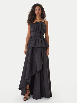 Fracomina Abendkleid FQ26SD3010W83101 Schwarz Regular Fit