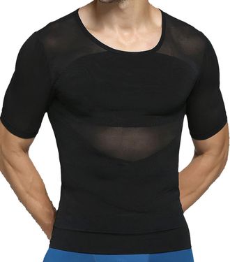 Generic YYZTXF Atmungsaktive Shapewear -Tanktops für Männer - schlankes Taillentraining Kompressionshemd - Fitness Body t -Shirts