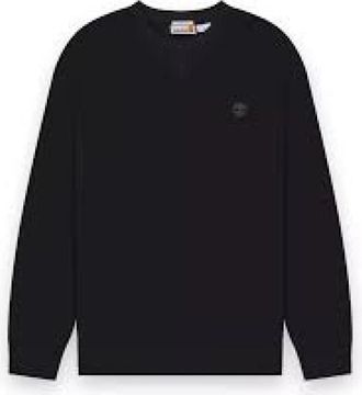Timberland Homme, Sweatshirts et sweats &agrave; capuche, Noir, Taille: L Exeter River Crew