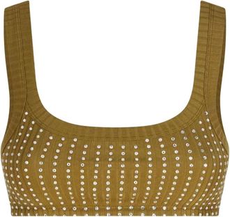 The Attico Femme, Tops, Vert, Taille: 36 FR Drop 2 Lingerie