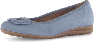 Gabor Damen Klassische Ballerinas, Frauen Flats,Ballerina-Schuhe,Ballett-Schuhe,Ballet-Flats,flach,Ausgehschuhe,Abendschuhe,Heaven,38 EU / 5 UK