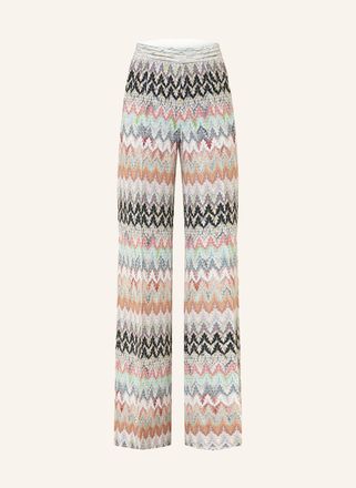 Missoni Strickhose Mit Glitzergarn weiss
