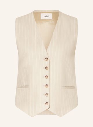 BA&SH Ba&Sh Blazerweste Patsy Mit Leinen beige
