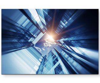 Paul Sinus Art Leinwandbilder | Bilder Leinwand 120x80cm Architektur - Fotografie Gebäude