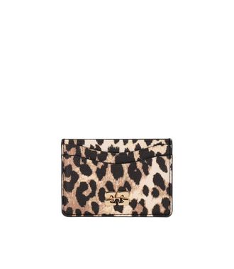 Ganni PORTE-CARTES BOU IMPRIM&Eacute; LEOPARD GANNI