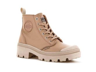 Palladium PALLABASE Leather, Chaussures Hautes, Chaussure Mode Cuir, Nude Dust, 38 EU