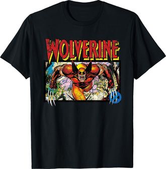 MARVEL X-Men Retro Wolverine 90s T-Shirt