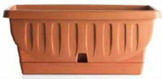 AC-D&eacute;co Ac-deco - Jardini&egrave;re Natura 100 cm Terre cuite