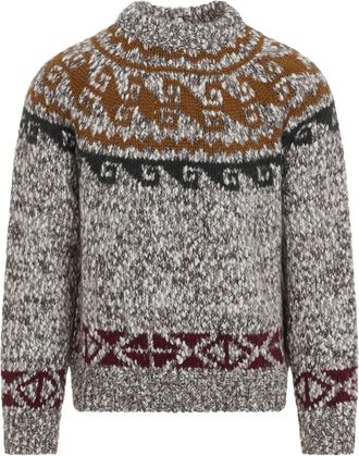 Moncler Fair Isle-knit Sweater