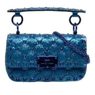 Valentino Sac bandouli&egrave;re mini Pre-owned - Femme - Pre-owned - Bleu - Taille: ONE Size