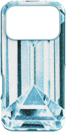Swarovski unisex, Accessoires, Bleu, Taille: ONE Size Coque de smartphone haut de gamme