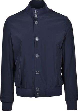Herno Homme, Vestes, Bleu, Taille: XL Veste en tissu technique