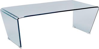 Vente-Unique Couchtisch - Sicherheitsglas - SUZANA