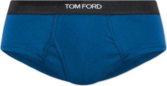 Tom Ford Homme, Sous-v&ecirc;tements, Bleu, Taille: 2XL Slips en coton
