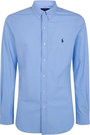 Polo Ralph Lauren Homme, Chemises, Bleu, Taille: 2XL Long Sleeves Sport Shirt