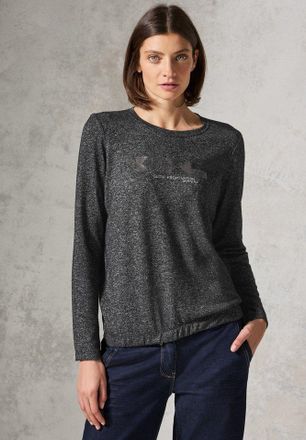 Cecil Langarmshirt mit dekorativem Folien-Print