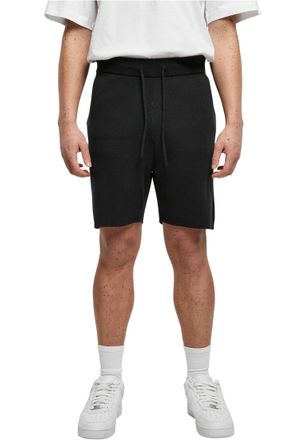 Urban Classics Herren Shorts Ribbed Shorts Black L