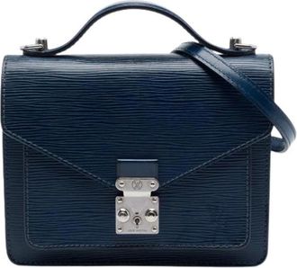 Louis Vuitton Pre-owned Monceau Sac bandouli&egrave;re - Femme - Pre-owned - Bleu - Taille: ONE Size