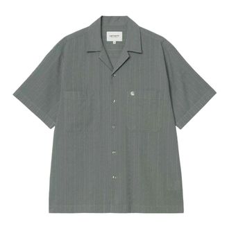 Carhartt Work in Progress Homme, Chemises, Vert, Taille: M S/S Gareth Shirt
