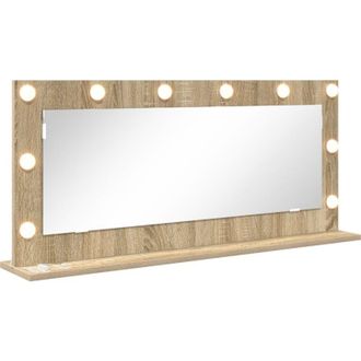 vidaXL Kosmetikspiegel mit Spiegel Sonoma Eiche 100 x 45 x 18 cm Vidaxl