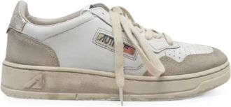 Autry Femme, Chaussures, Blanc, Taille: 37 EU Baskets basses Super Vintage
