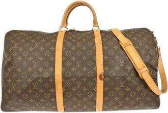 Louis Vuitton unisex, Pre-owned, Brun, Taille: ONE Size Sac Keepall bandouli&egrave;re Pre-owned